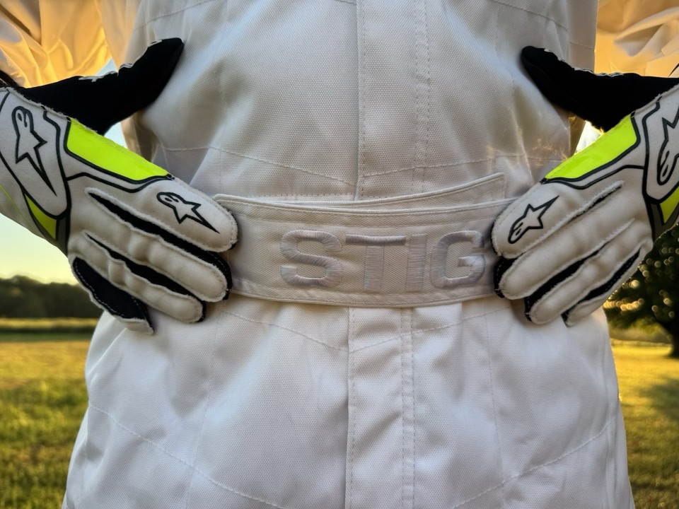 The Stig White Costume Kart Racing Suit replica Karting Gear All sizes ...