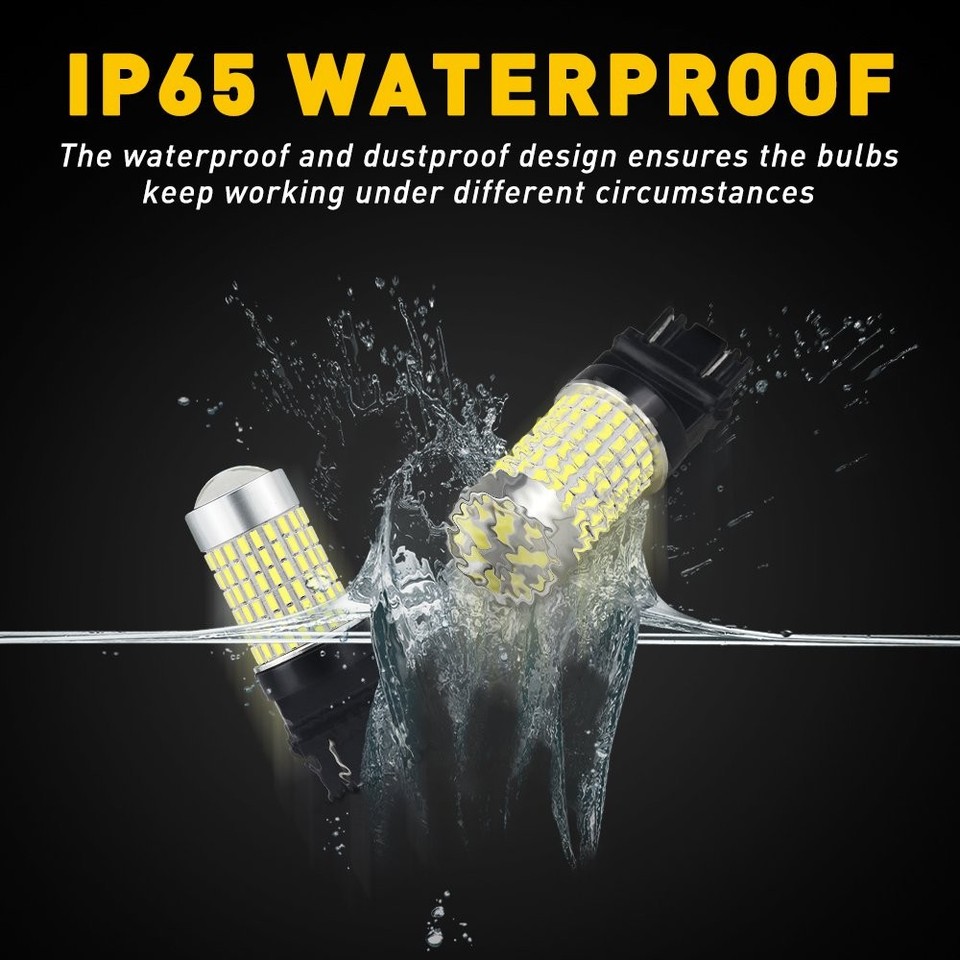 AUXITO 3157 LED Fog Light Lamp Signal Turn Reverse Super Light Bright ...