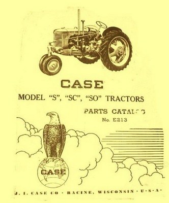 Case Model S SC and SO Tractor Parts Catalog Manual 1940-1951 | eBay