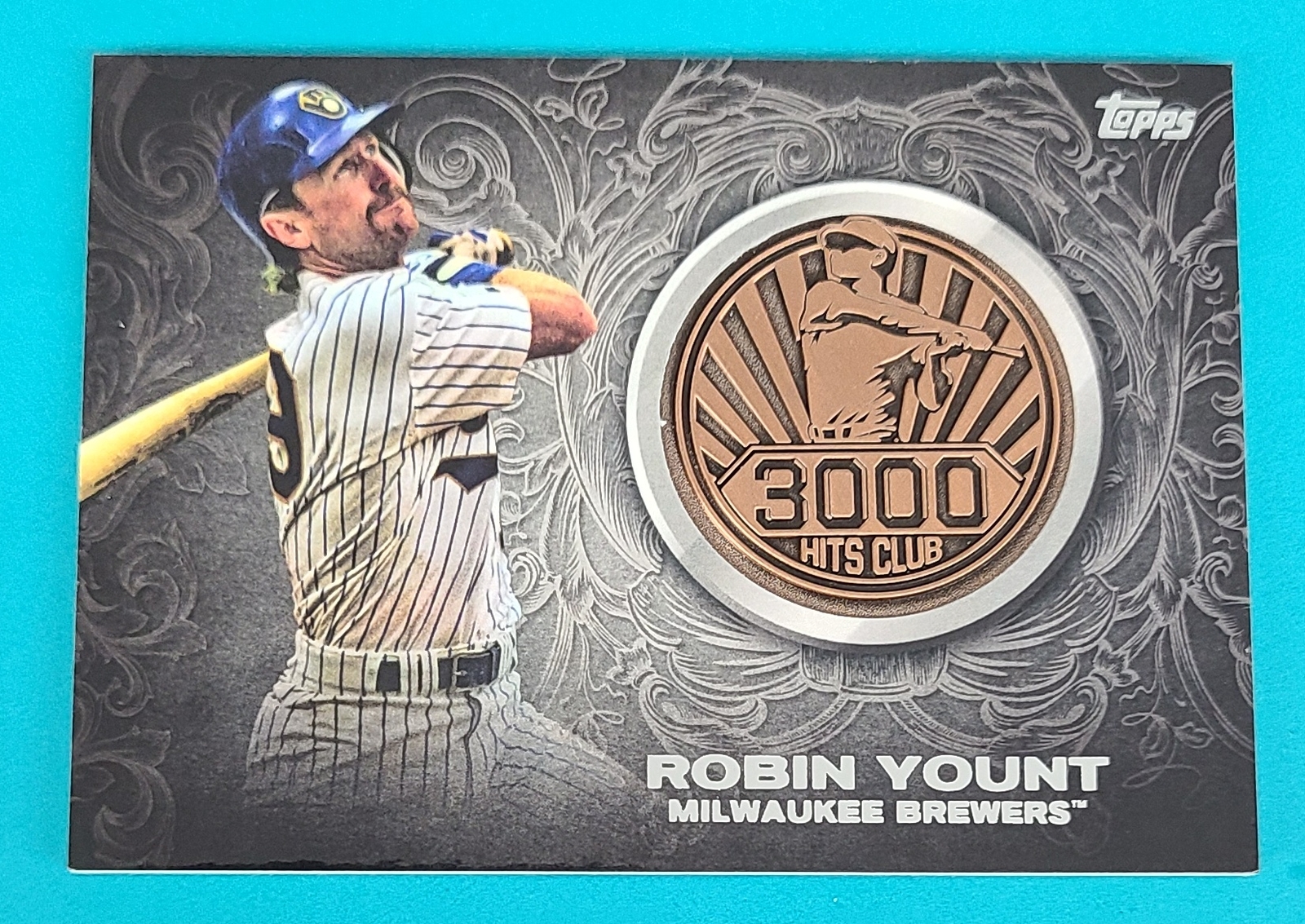 2016 Topps 3,000 Hits Club Medallions Bronze #3000M-11 Robin Yount D3 ...