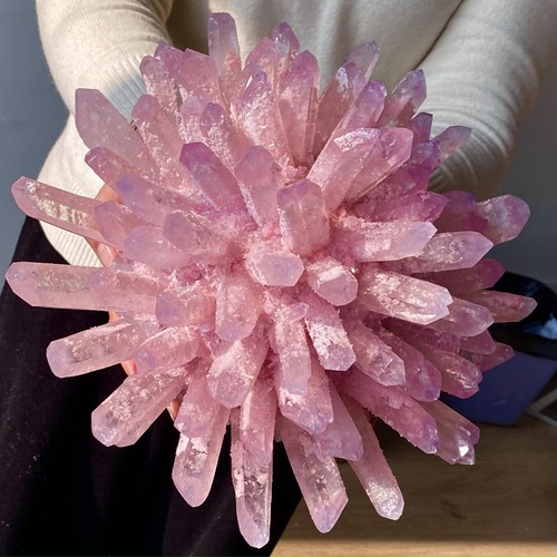 10.27LB Natural pink crystal cluster shaped mineral specimen healing | eBay