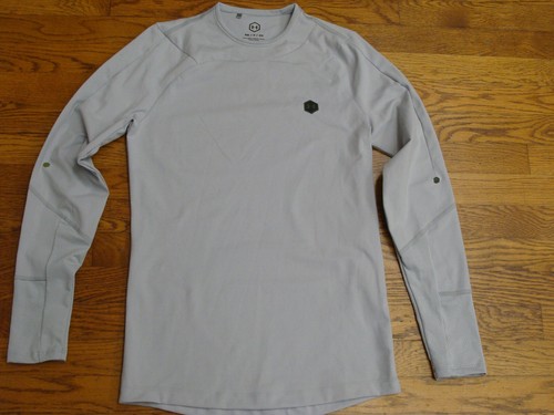 Under Armour ColdGear Celliant Rush Gray Long Sleeve Baselayer Stretch ...