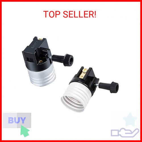 RXEAZIL 3-Way Lamp Socket Replacement, UL Listed Turn Switch Knob ...