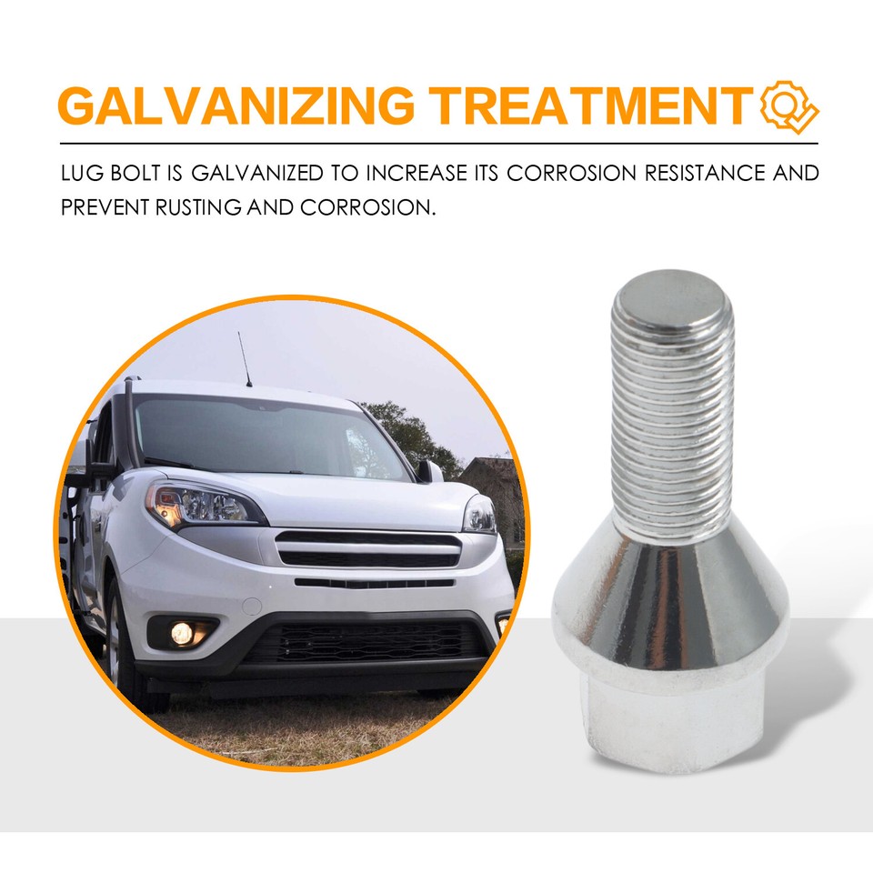 20Pcs Lug Bolt Fit for Jeep Renegade Ram ProMaster City 2015-2022 ...