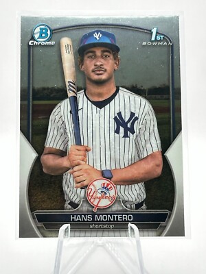 HANS MONTERO 2023 BOWMAN CHROME 1ST PROSPECT #BCP-173 1 C | eBay