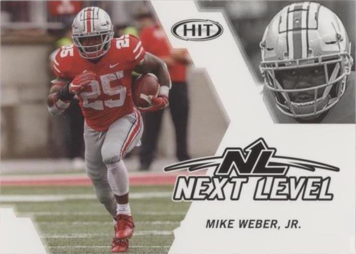 2019 Sage Hit Premier Draft - Next Level Mike Weber #116 (RC) for sale ...