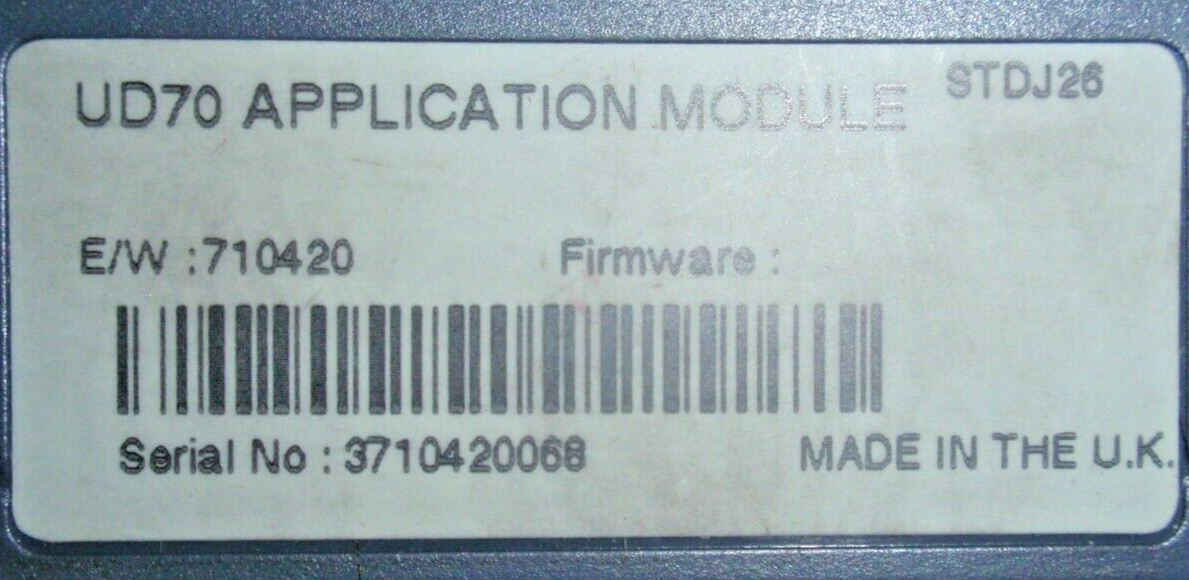 CONTROL TECHNIQUES UD70 | eBay