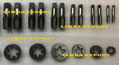 NEW BRITISH STANDARD PIPE TAP & DIE SET 1/8" TO 3/4"- BSP BSPP TAP DIE ...