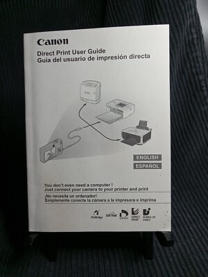 Canon Direct Print User Guide English And Español | eBay