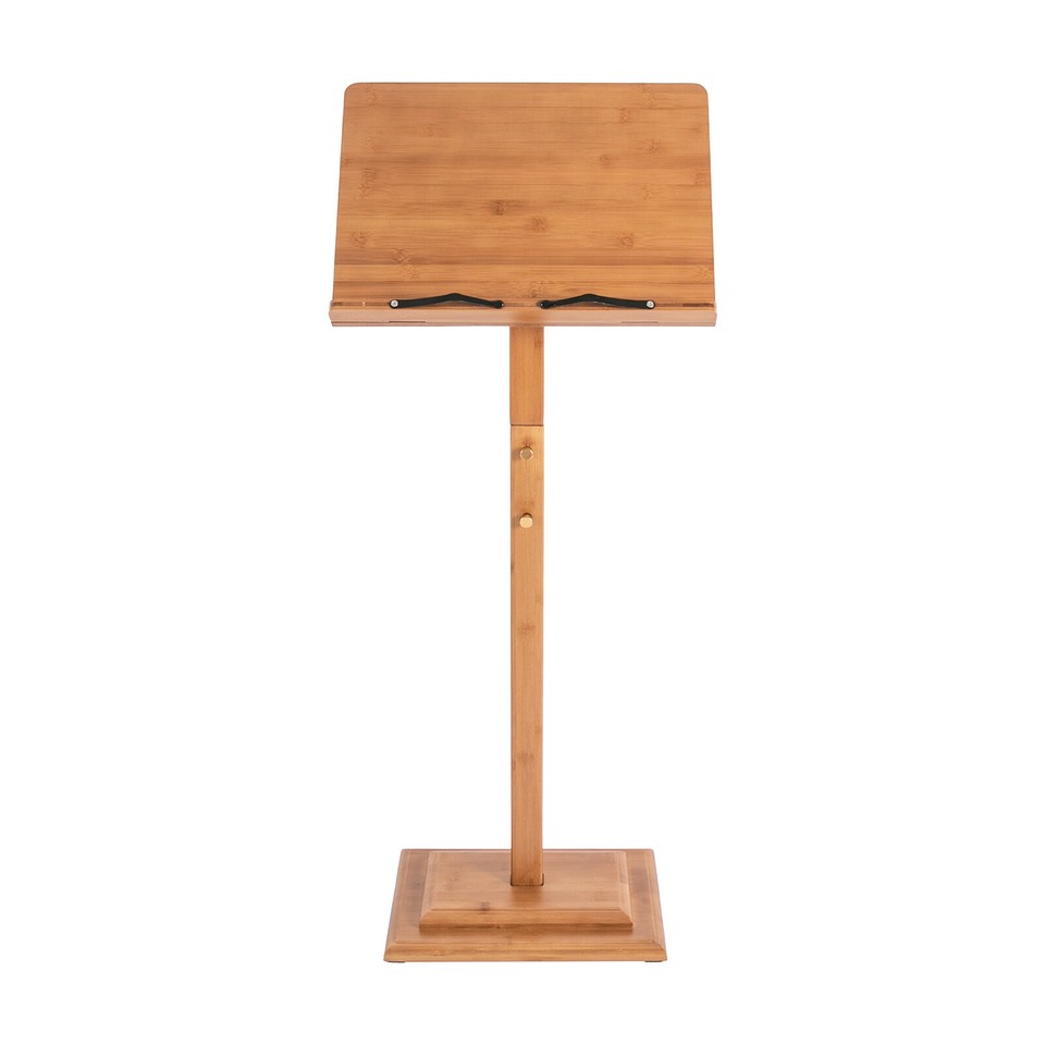 340° Adjustable Height Portable Book Stand Sheet Pro Music Stand W ...