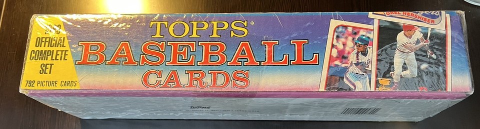 1989 Topps Baseball Card Complete Factory Sealed Set 792 Cards | eBay