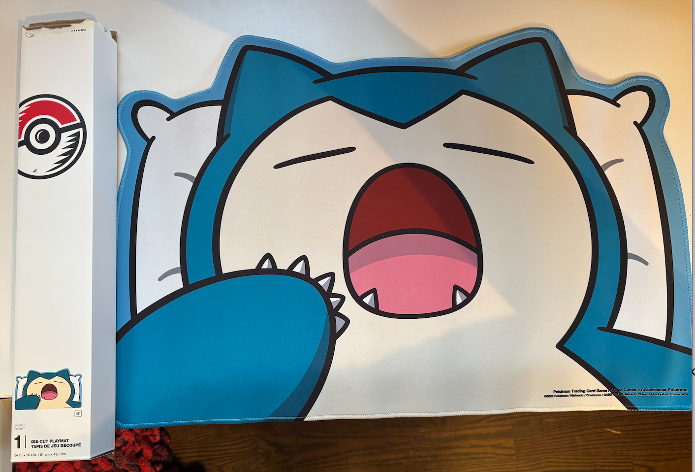 💎Snorlax Die-Cut Playmat Sleepy Snorlax - Pokémon Center Exclusive ...