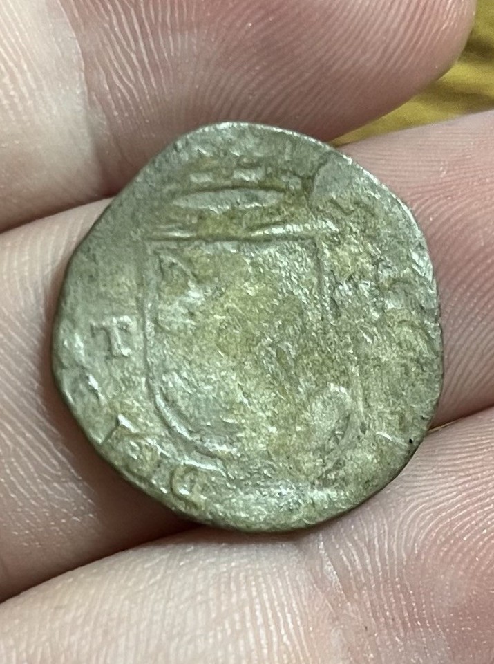 RARE 1500s 1/4 Reale Cob Spanish Colonial Silver Old Coin Pirate Era ...