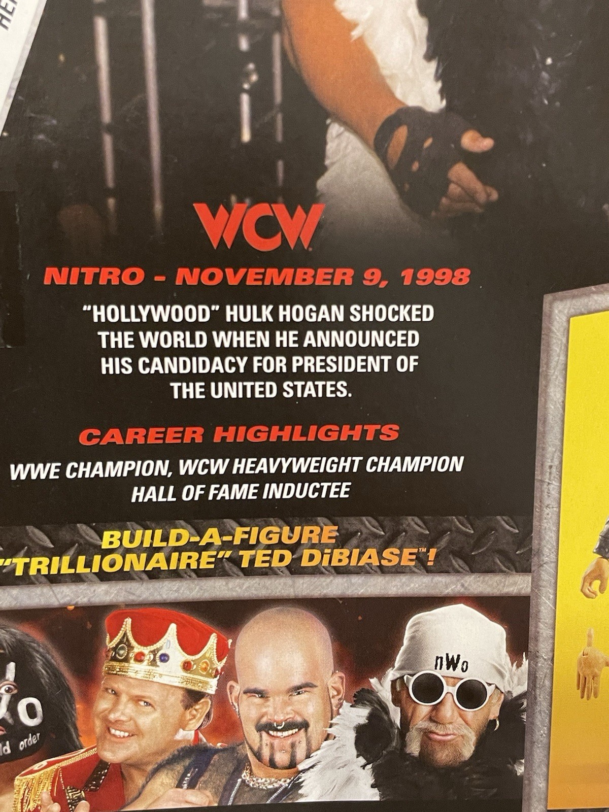 Hollywood Hulk Hogan WWE Elite Collection nWo Monday Night Wars Ted ...