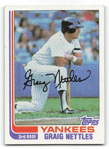 1982 Topps #505 CRAIG NETTLES New York Yankees !!! | eBay