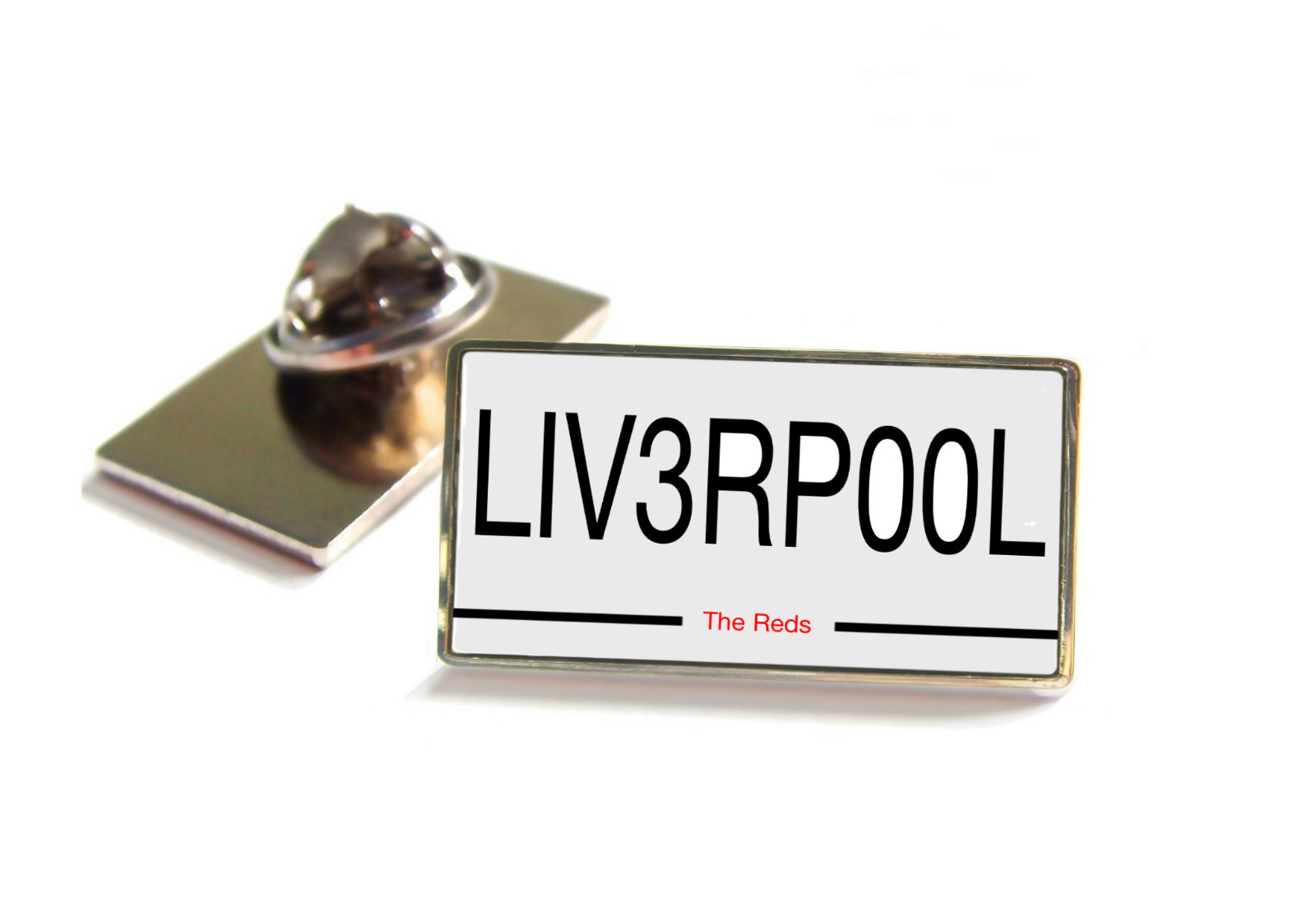 LIVERPOOL NUMBER PLATE STYLE LAPEL PIN BADGE TIE TACK GIFT | eBay