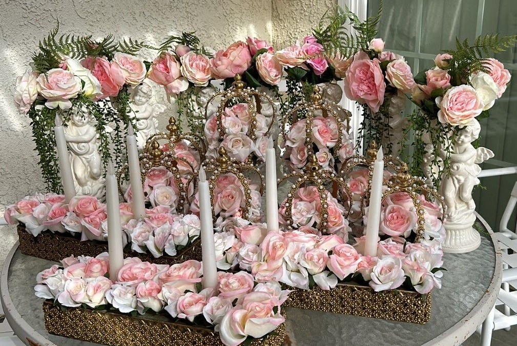 Quinceanera Table Arrangements Quinceañera Table Decor
