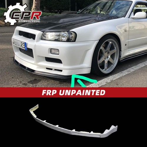 For Nissan Skyline R34 GTR FRP Unpainted OE Standard Bumper Front ...