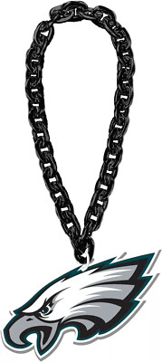 Philadelphia Eagles NFL Fan BIG Chain Black Necklace (Head Logo) | eBay