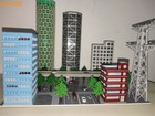 1/300 Scale City Scene Building Viaduct High-Rise Building Model Set ...