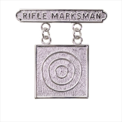 GENUINE U.S. MARINE CORPS QUALIFICATION BADGE: RIFLE MARKSMAN | eBay