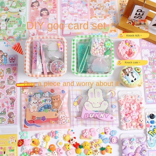 Key Ring DIY Handmade Toy DIY Handbook Material Goo Card Set Gooka ...