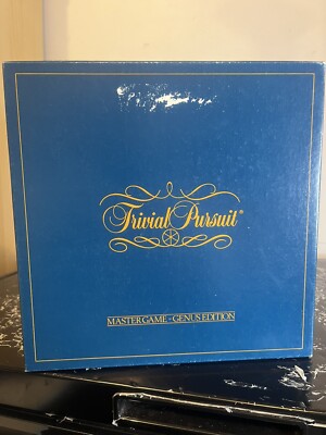 Trivial Pursuit Master Game Genus Edition 1981 Vintage Genius Trivia ...