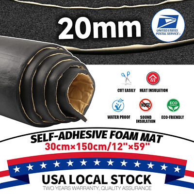 59"x12" Self Adhesive Foam Padding Sheets -20MM- Self Stick Neoprene ...