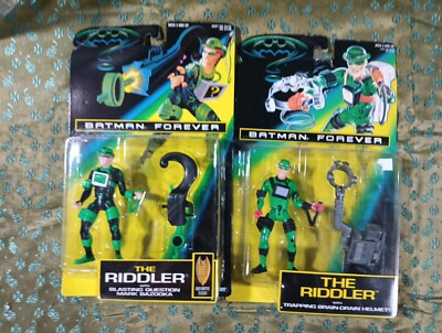Kenner Batman Forever: The Riddler Capture Brain Drain Helmet Figure ...