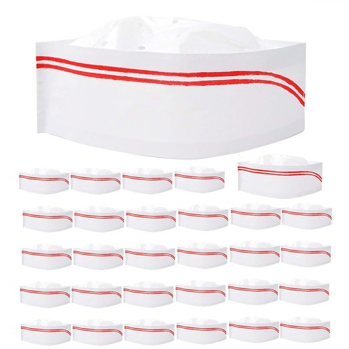 Honbay 30PCS Disposable Paper Chef Hat Kitchen Cooking Chef Cap for ...