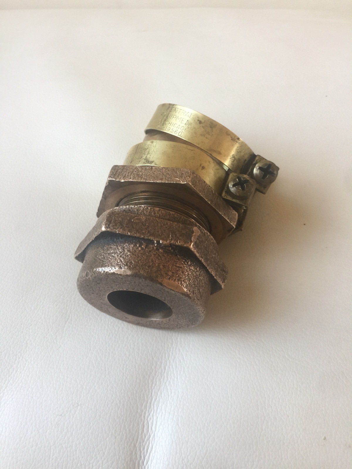 Antique 1940’s Chris Craft Boat Wooden Runabout Bronze Part, Rudder ...