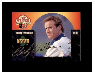 1998 Upper Deck Pop Weaver Gourmet Popcorn Rusty Wallace #PW3 | eBay