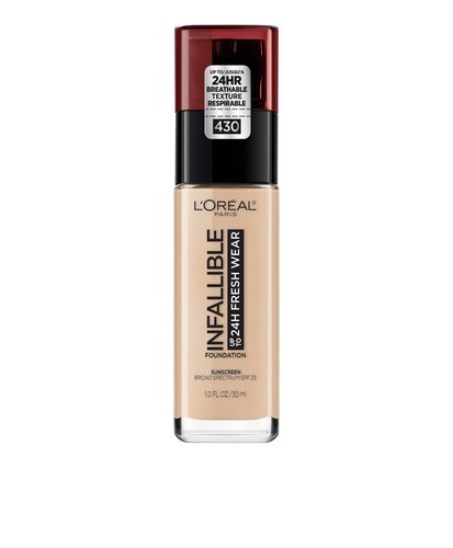 L’Oréal Infallible 24hr Fresh Wear Foundation Shade Ivory Buff 430 Exp ...
