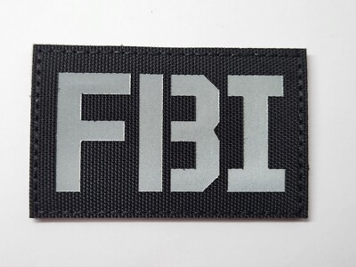 FBI Hook and Loop Patch Badge Tactical Morale Reflective Agent Costume | eBay Australia