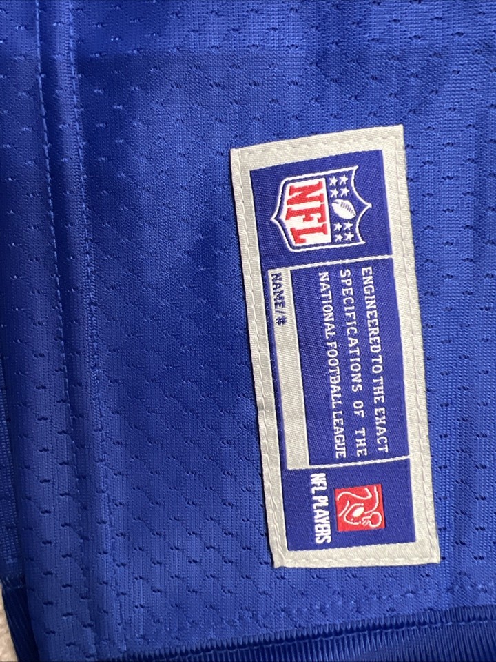 Indianapolis Colts NFL Pro Line Blank Customizable Blue Jersey Woman’s ...