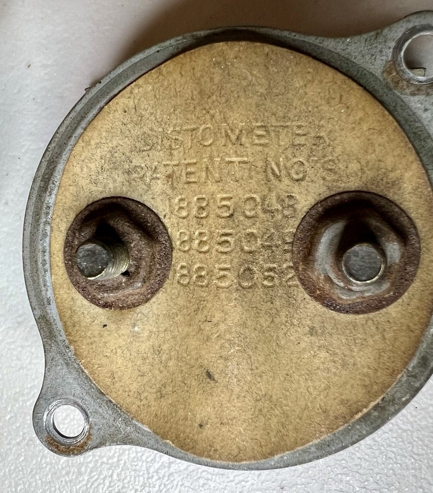 Vintage Original 1940 FORD Dash Parts Fuel Gauge Speedometer Patent ...