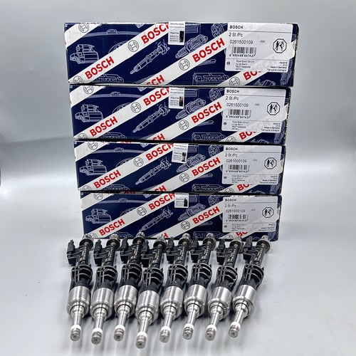 8X Genuine Bosch Fuel Injectors For BMW M5 M6 X5 X6 550i 13647597870 ...