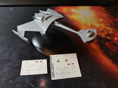 KLINGON D7 WINDOW DECALS V2 Star Trek Starships EAGLEMOSS - DECALS ONLY ...