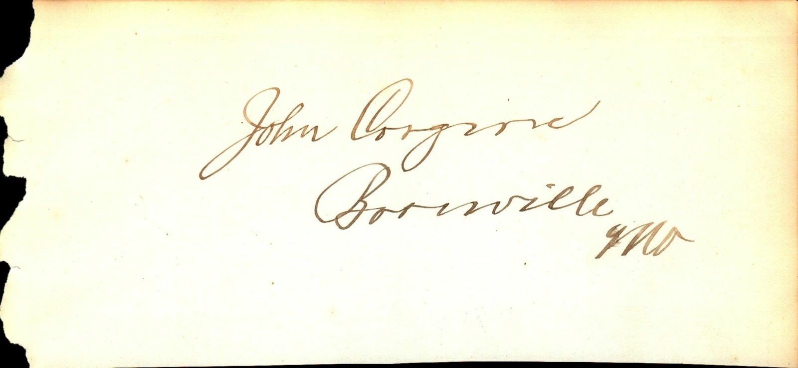 John Cosgrove MO Congressman 1883-1884 signed album page | eBay