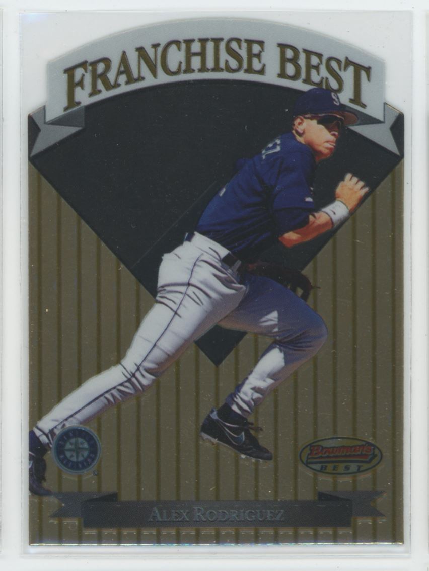 1998 Bowman's Best Franchise Best Mach 1 Alex Rodriguez /3000 Seattle ...