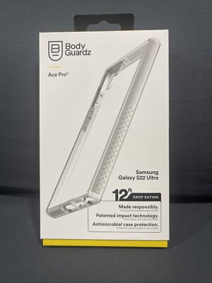 BodyGuardz Ace Pro Case - Samsung Galaxy S22 Ultra - Clear | eBay