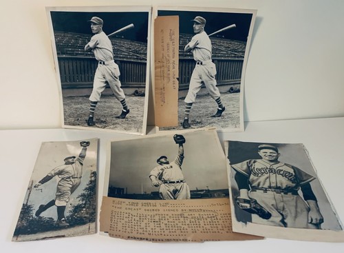 1930's Vintage Baseball Photos Major & Minor League x5 MLB Rare ...