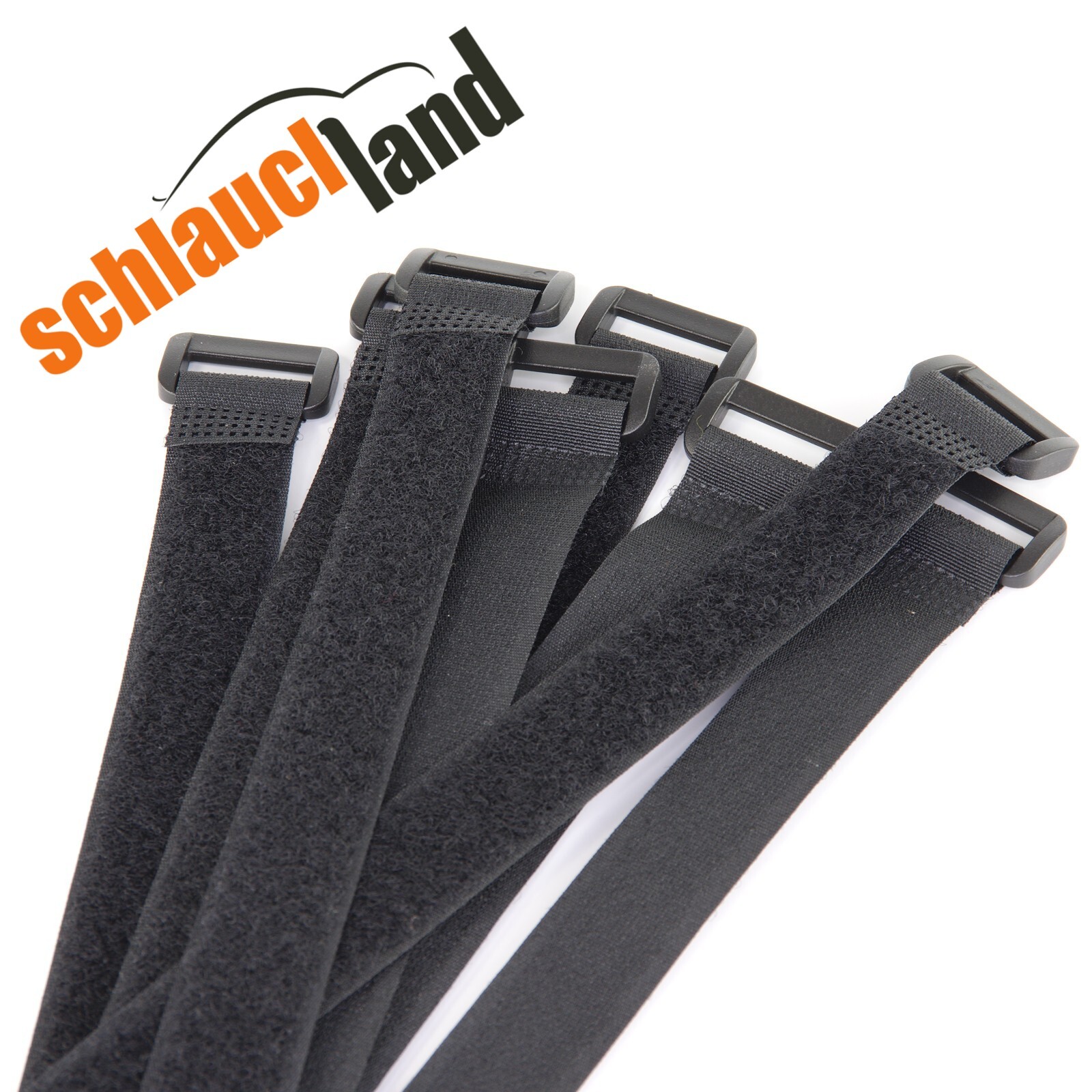 FASCETTE stringicavo VELCRO flessibile cavi tubo FISSAGIO nero ...