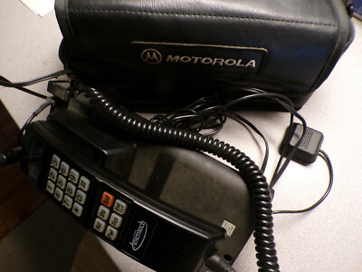VINTAGE MOTOROLA CELL PHONE OLDER VINTAGE AMERITECH COLLECTIBLE CELL ...