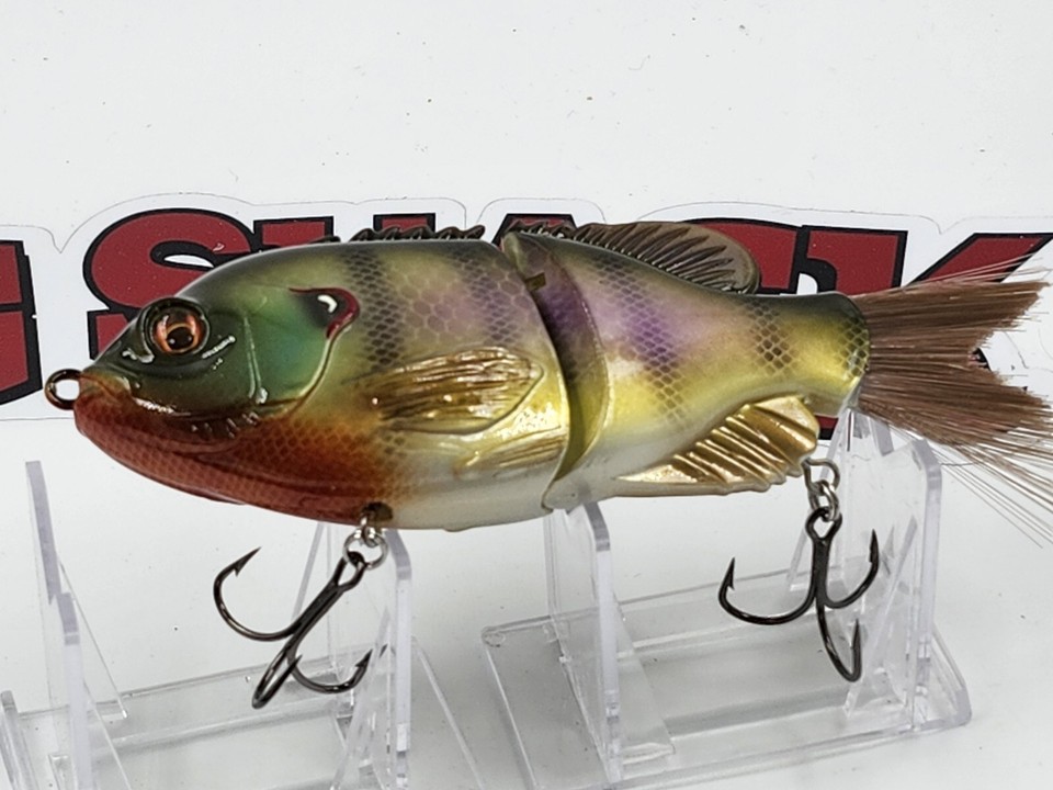 JIG SHACK 3D Glide bait hand made custom PAINTED 6 inch Bluegill, Red ...