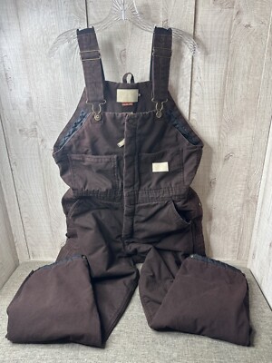 Ladies C.E. Schmidt Workwear Brown Bib Overalls Size Large Regular ...