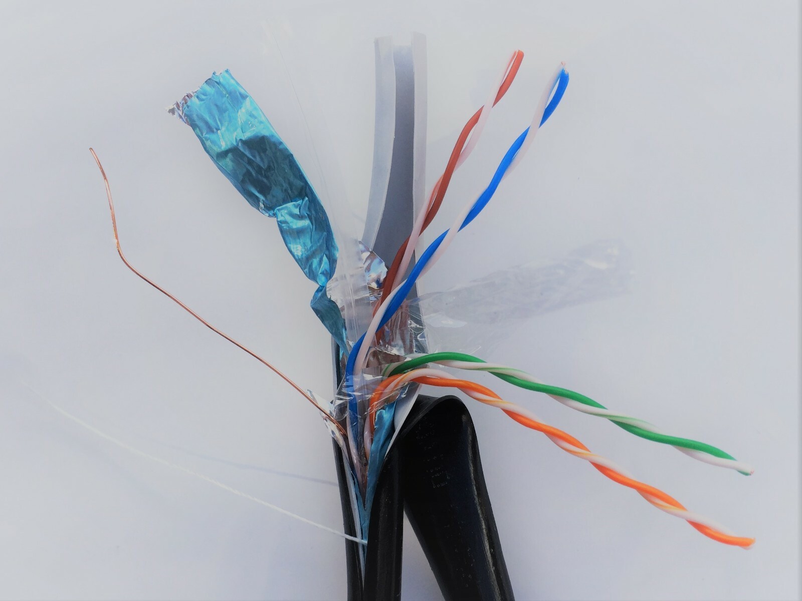 250'ft CAT-6 SHIELDED Outdoor Indoor Ethernet Cable UV RJ45 Cable E2 | eBay