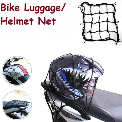 Bike 6 Hooks Motorcycle Bungee Cargo Net Helmet Net Motorcycle ...