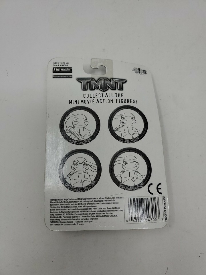 NIB Teenage Mutant Ninja Turtles MAX WINTERS Mini Movie Action Figure ...