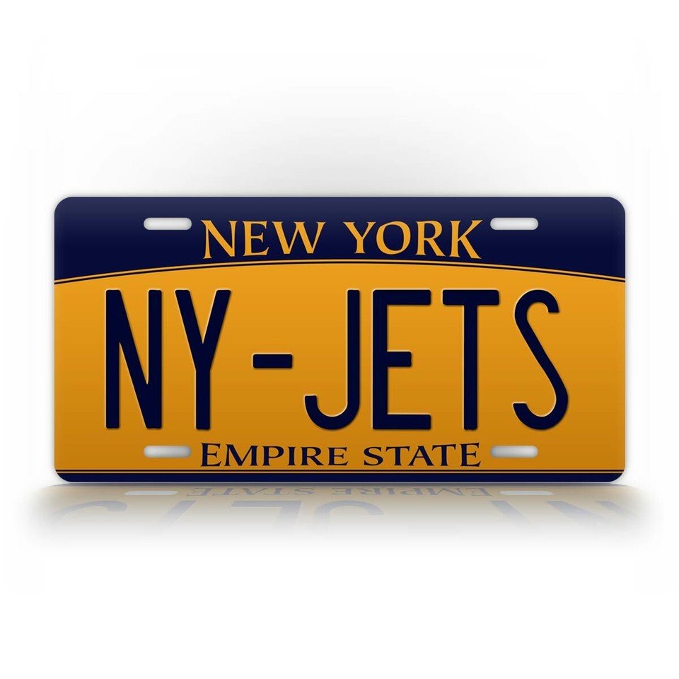 New York Jets License Plate NFL Football Team State Auto Tag 12" x 6 ...